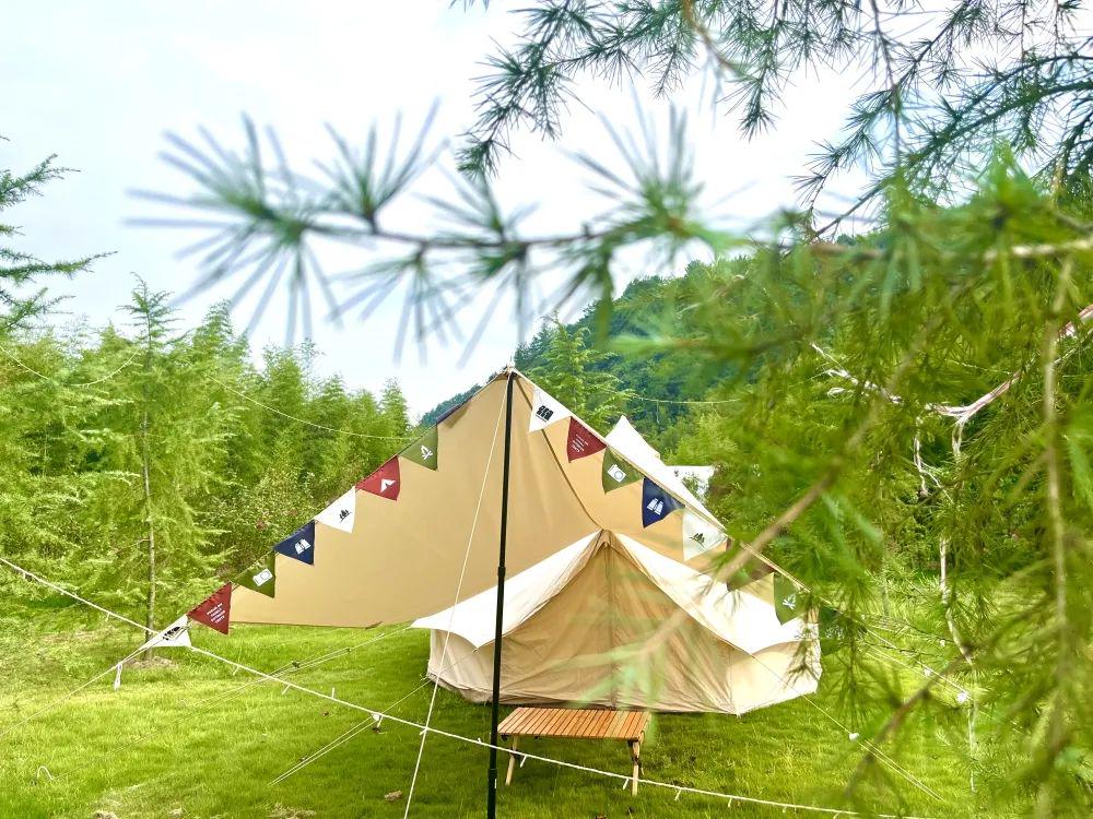 "Camping + Scenery +", "Nanshan South" outdoor camping base in Lin'an ...