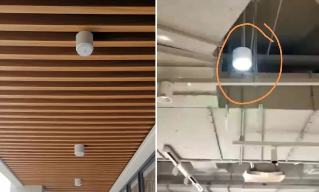 Live fire emergency lighting can be installed on the ceiling - iNEWS