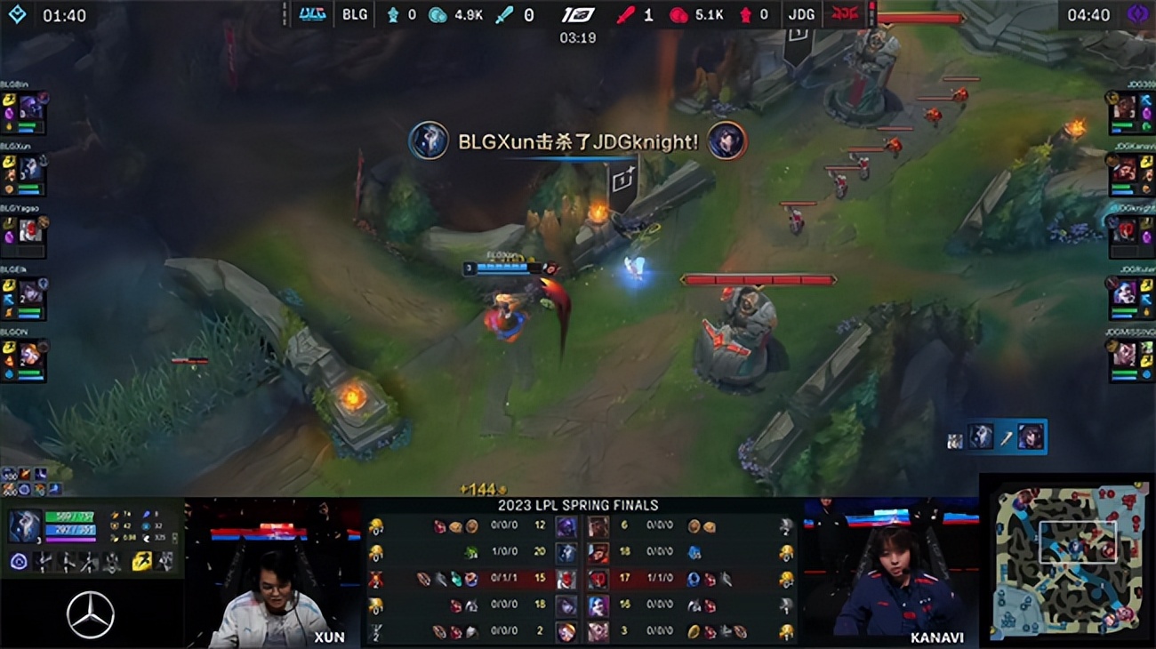 LOL: Kanavi broke through the middle field in the early stage, JDG defeated BLG 3-1 to win the ...