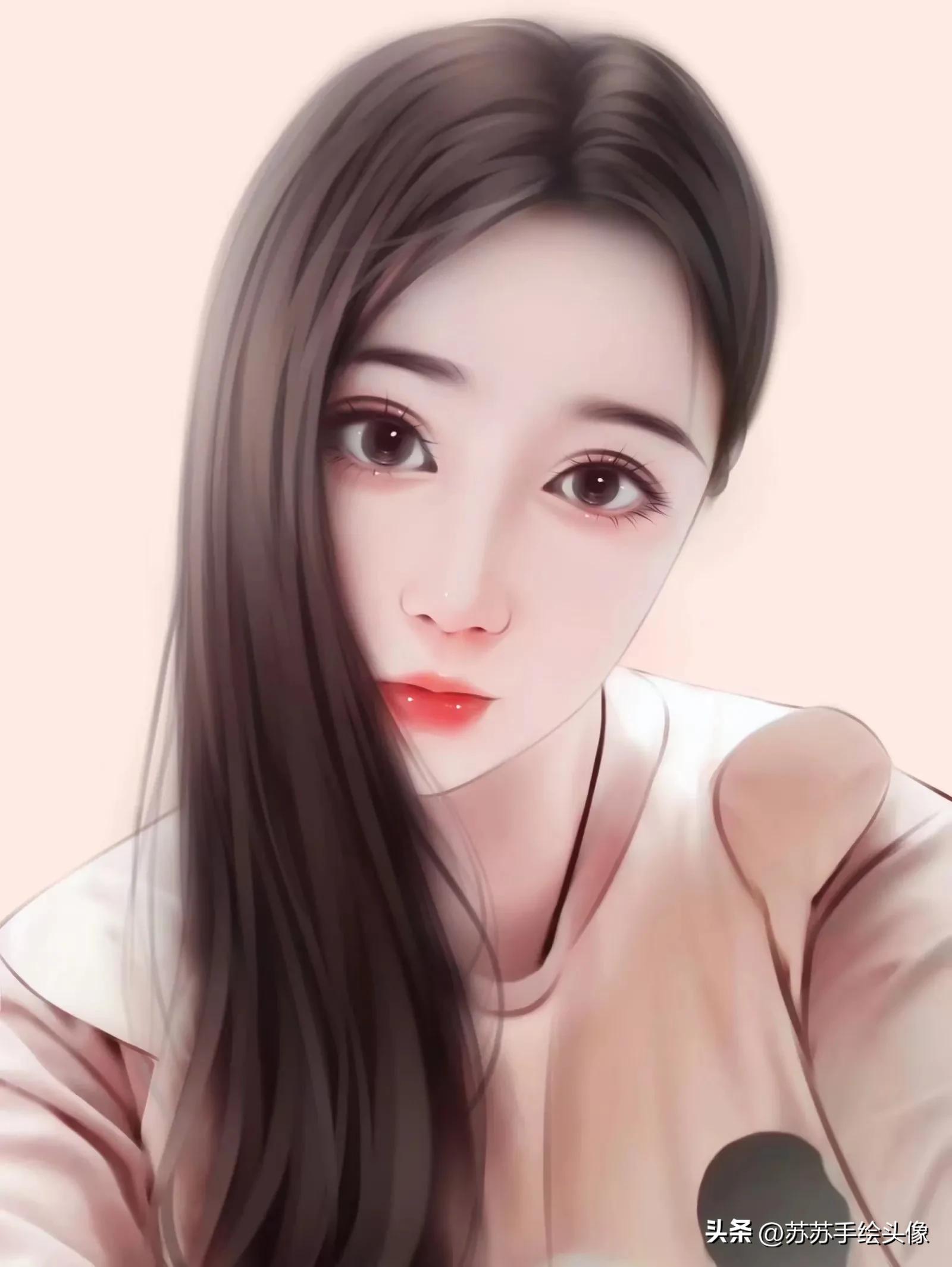 Change your avatar, fresh and beautiful hand-painted avatars for girls ...