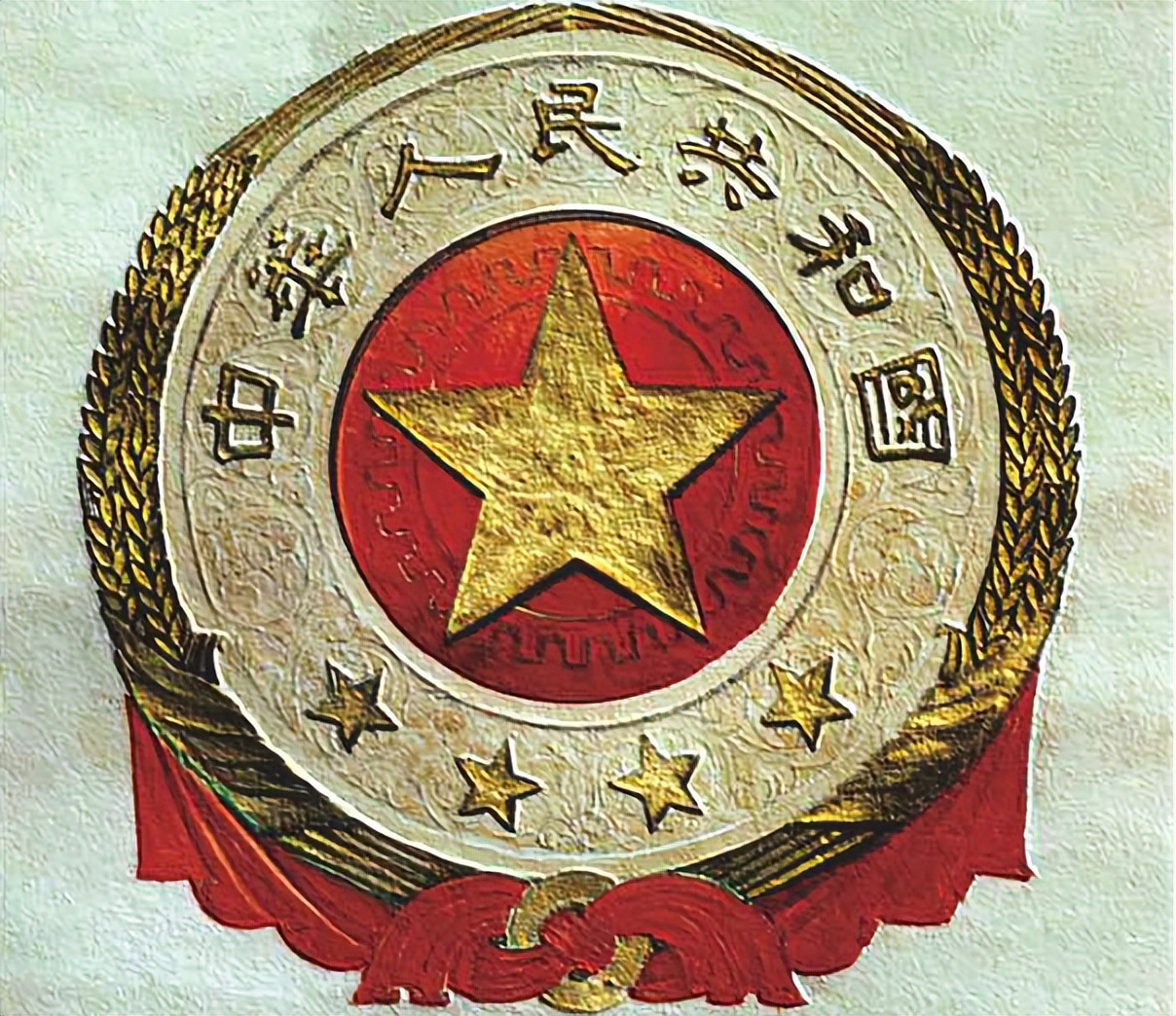 Why doesn't the national emblem use Kang and Qian lines, but Han and ...