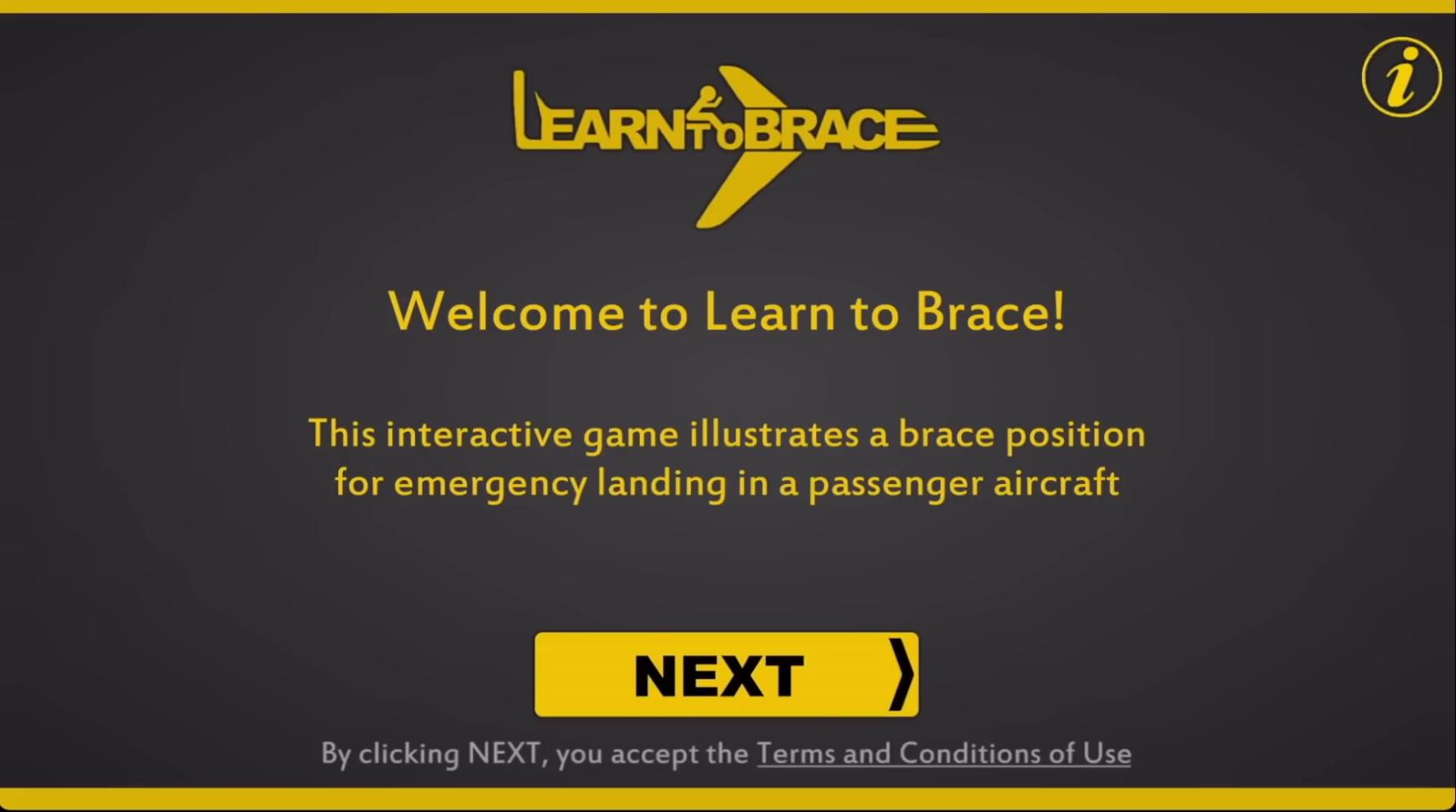 Plane crash escape simulation game, learning these action knowledge can ...
