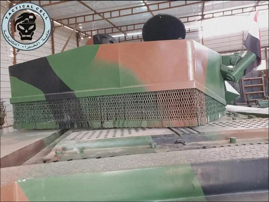 Iraqi T-55 Al-Kafil-1 tank modified by Type 59 - iNEWS