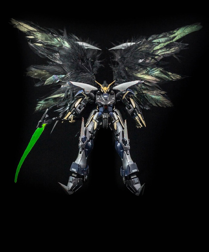 True Feather Wings Backpack, Grim Reaper Gundam Model - iNEWS