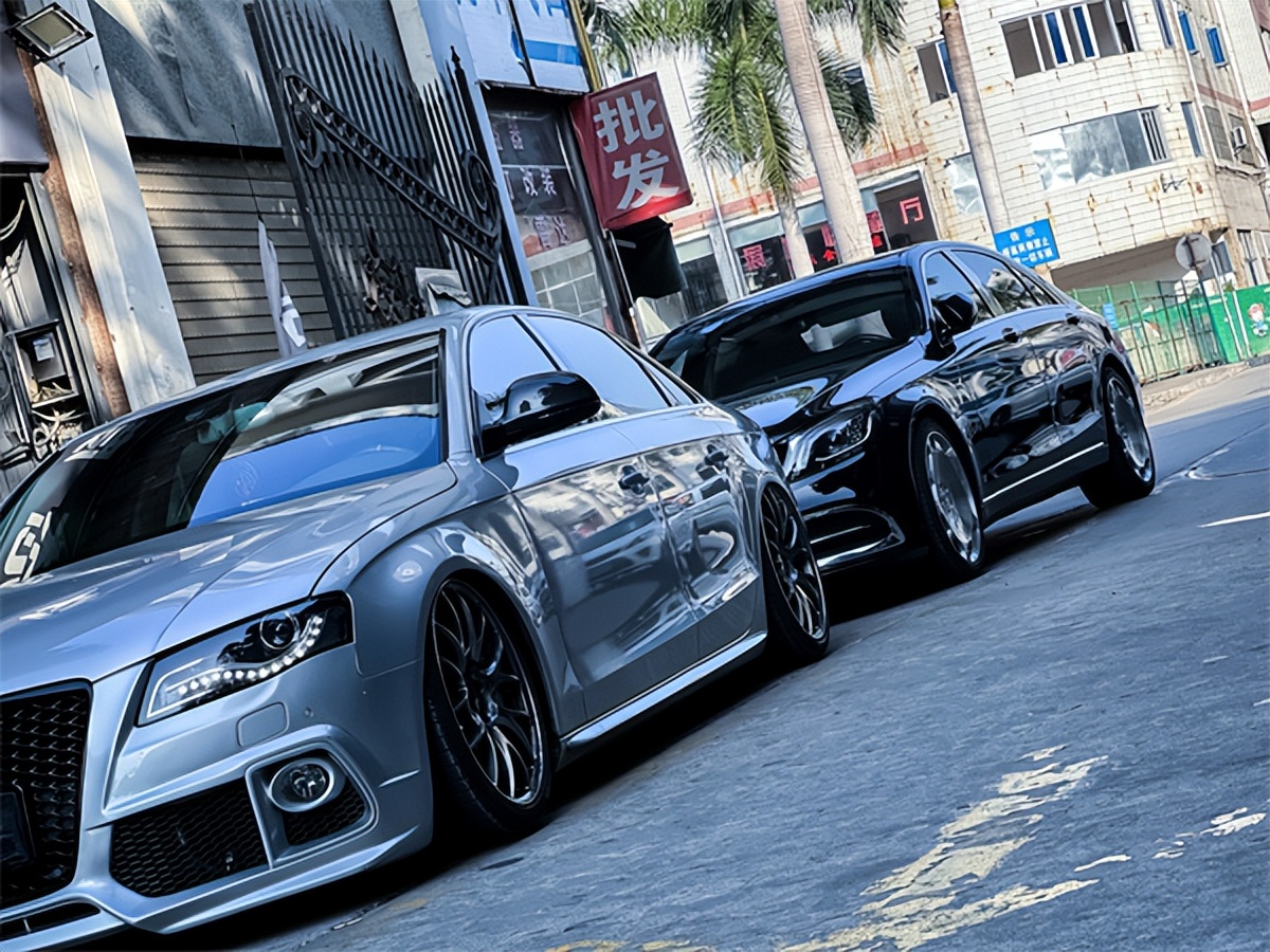 "Classic aesthetics" Audi A4 modified AIRBFT pneumatic shock absorber case - iNEWS