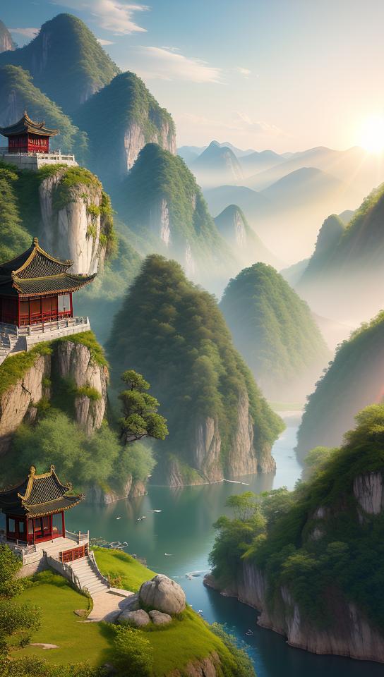 Super realistic scenery of great rivers and mountains - iNEWS