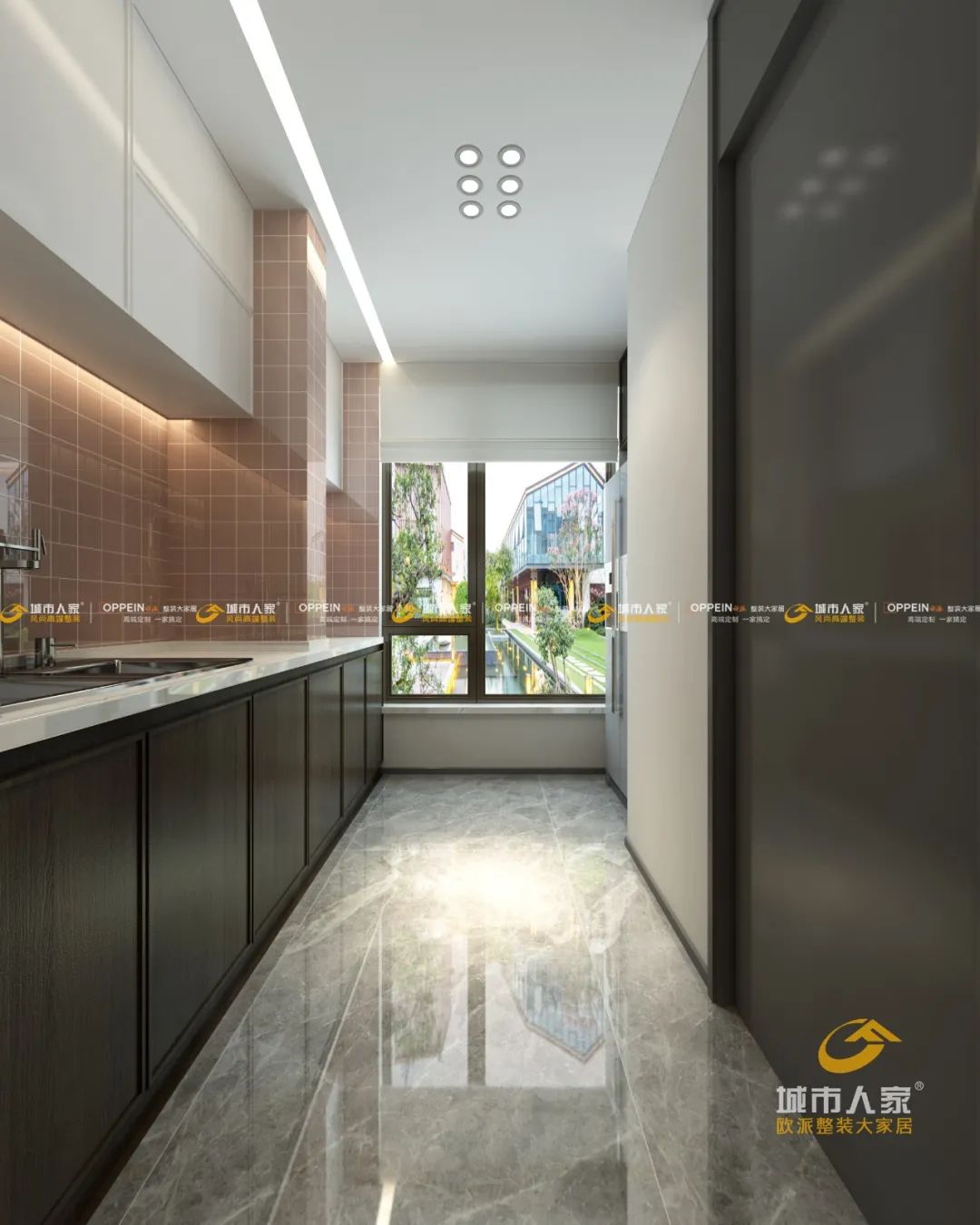 "Kunlun Royal 117㎡" is a modern light luxury style, elegant and ...