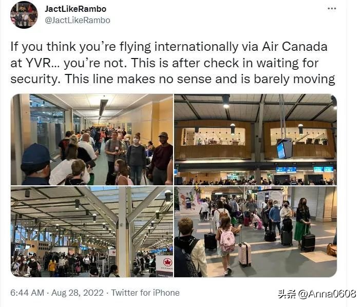 Chaos at Vancouver YVR International Airport!Hundreds of people miss ...