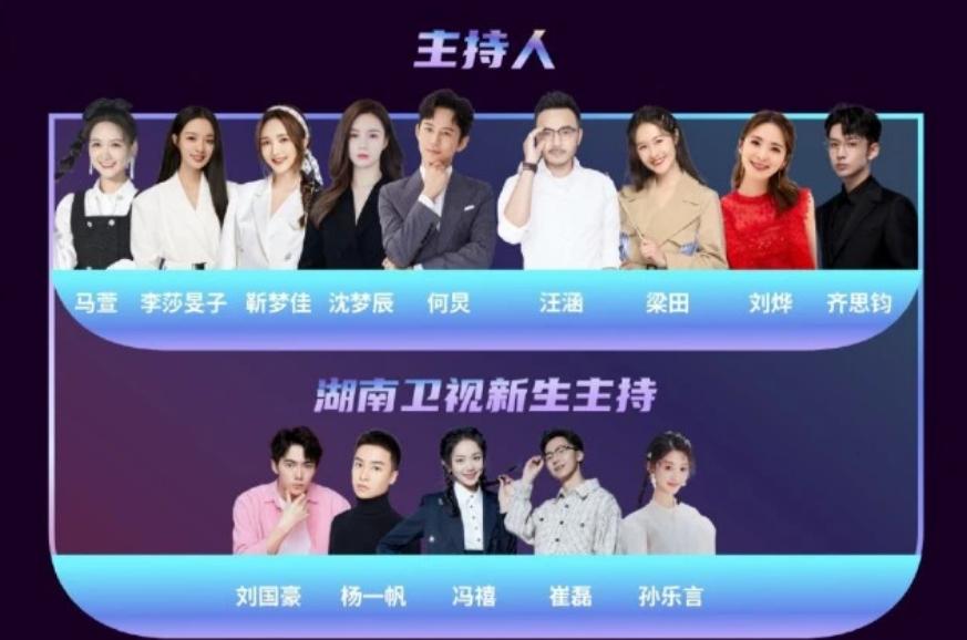The pattern of hosts in Hunan TV has changed drastically, the two major ...