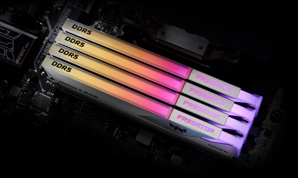 Acer Predator DDR5 Vesta II new UHF gaming memory released, optional ...