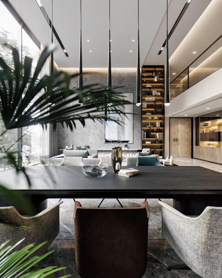 Modern light luxury villa landing - iNEWS