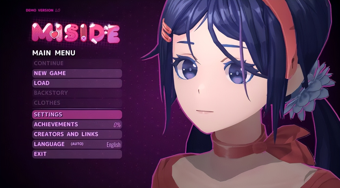 "Miside" trial version is online Traveling through the beautiful girl ...