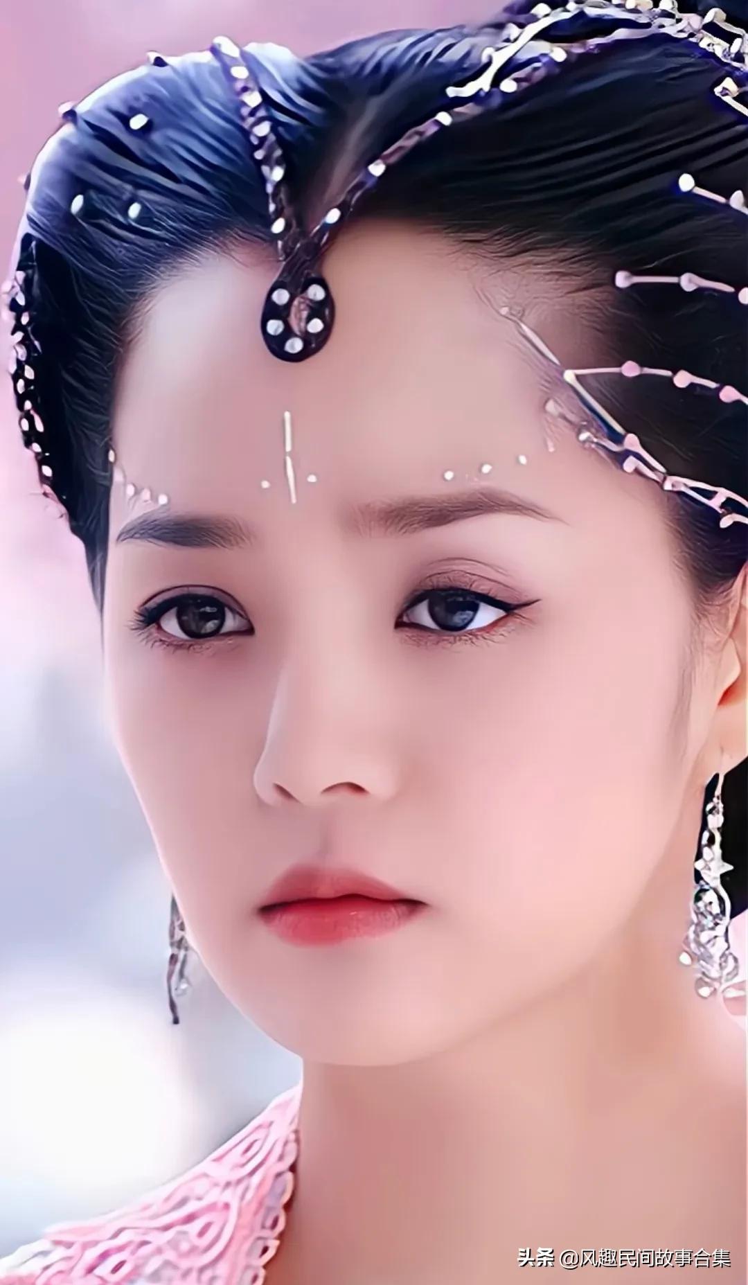 Cai Lin's ancient costume is so beautiful, Cai Lin's temperament is ...
