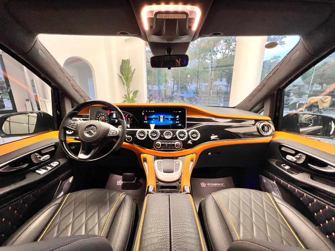 Surrounded by Maybach + Rolls-Royce Phantom Orange interior, it really ...