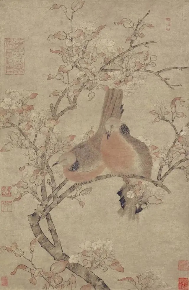 Flower and bird paintings in the prosperous Tang Dynasty, (horses and ...