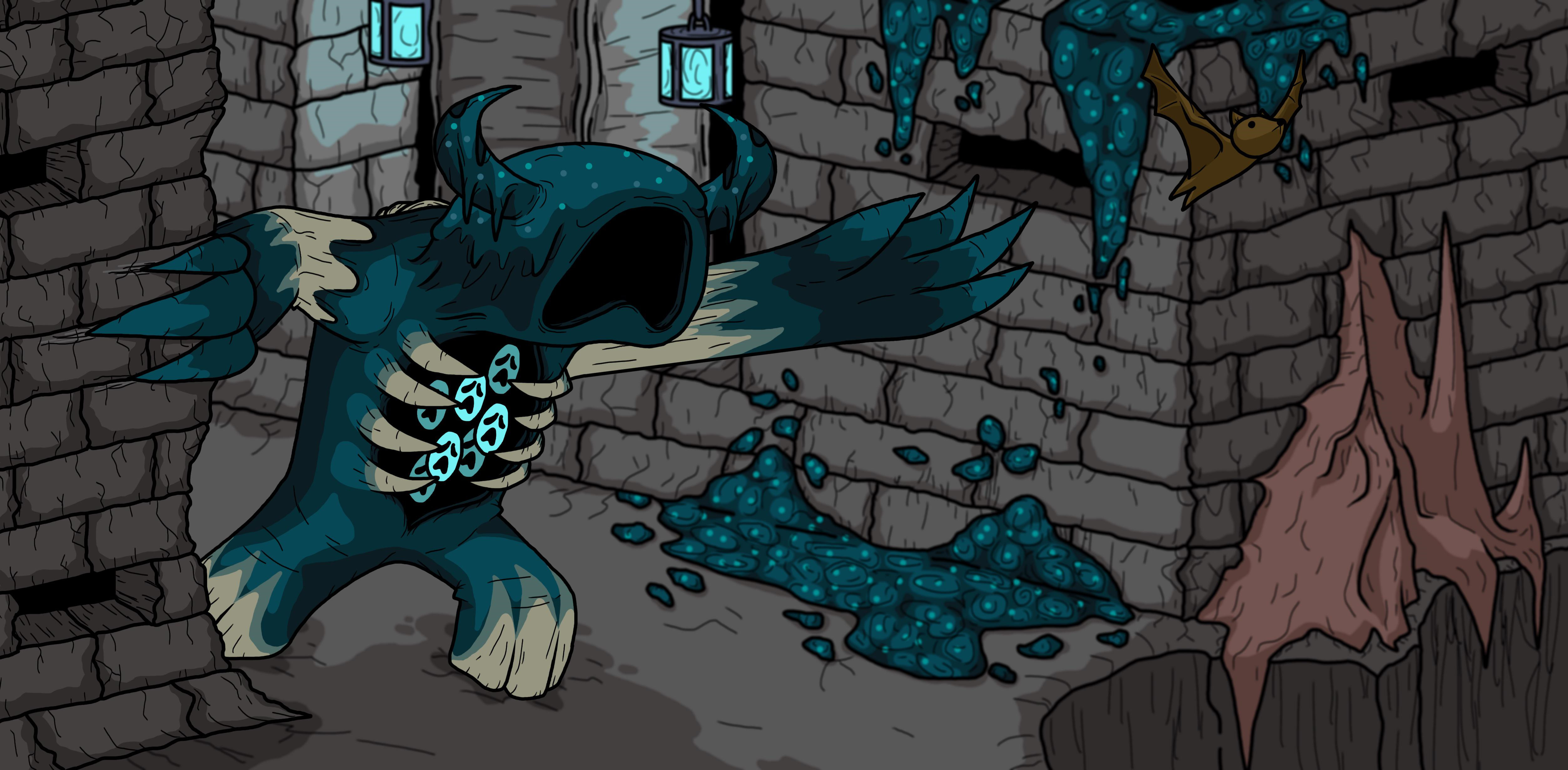 Realistic version of "Minecraft" 1.19 "New Creature Warden", a ghostly ...