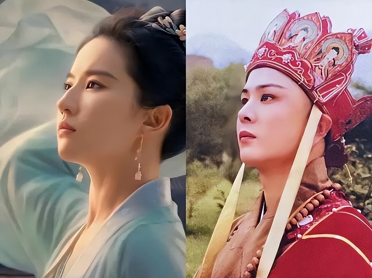 Does Liu Yifei look like "Tang Monk"? After zooming in on the ...