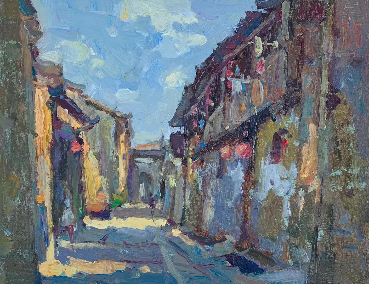 Painter Lin Shengxin's colors, tones, light and shadow are as beautiful ...