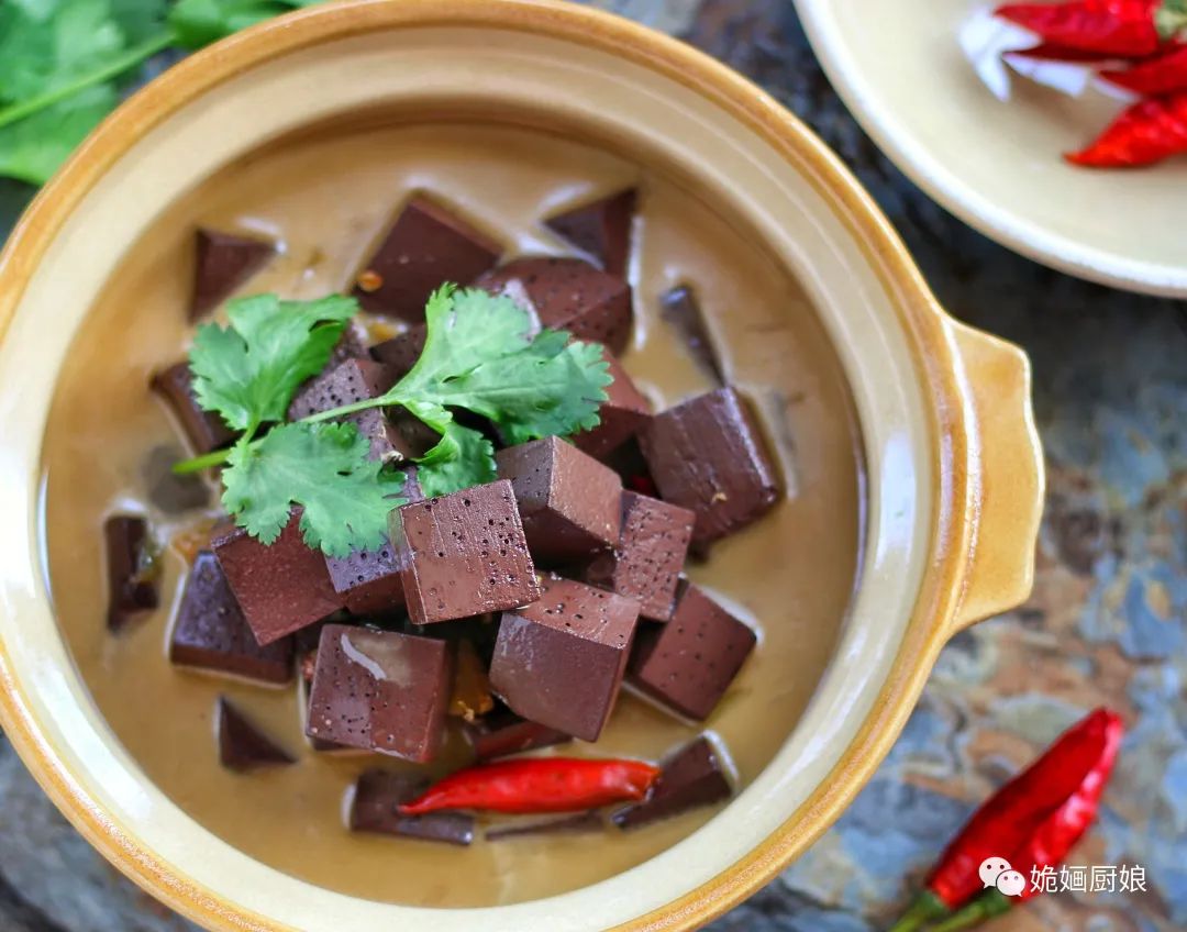 Although blood tofu is delicious, it is better for those who are faint ...