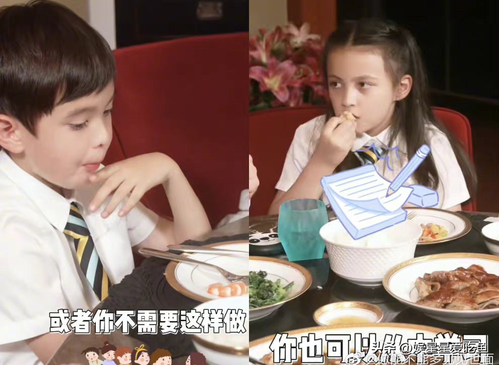 Ma Yashu shared the video of the meal, the family is very handsome, and ...