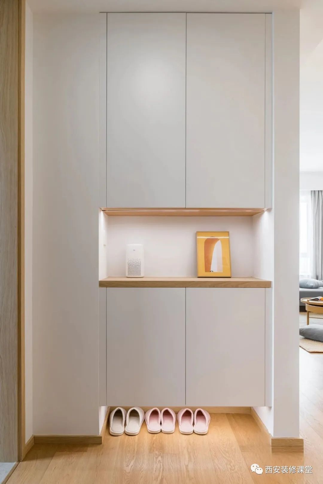 95㎡ three-room decoration, simple Japanese style - iMedia