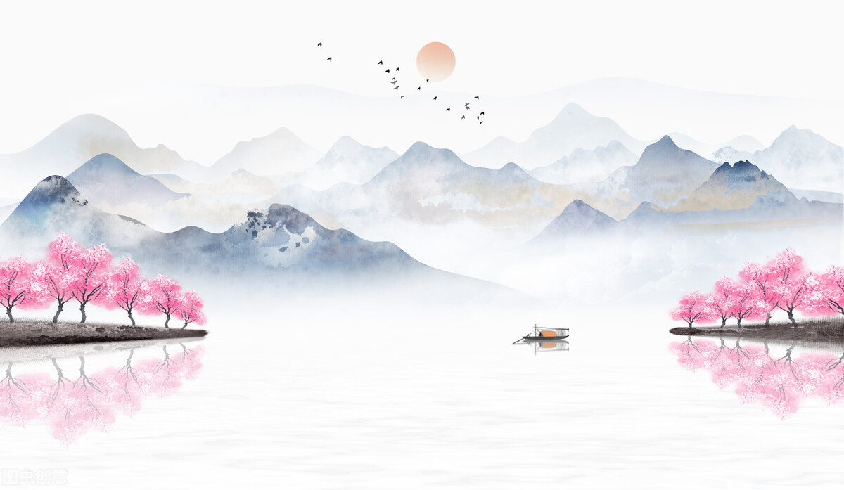 Two poems by Jiang Kui, a poet of Song Dynasty.Artistic conception ...