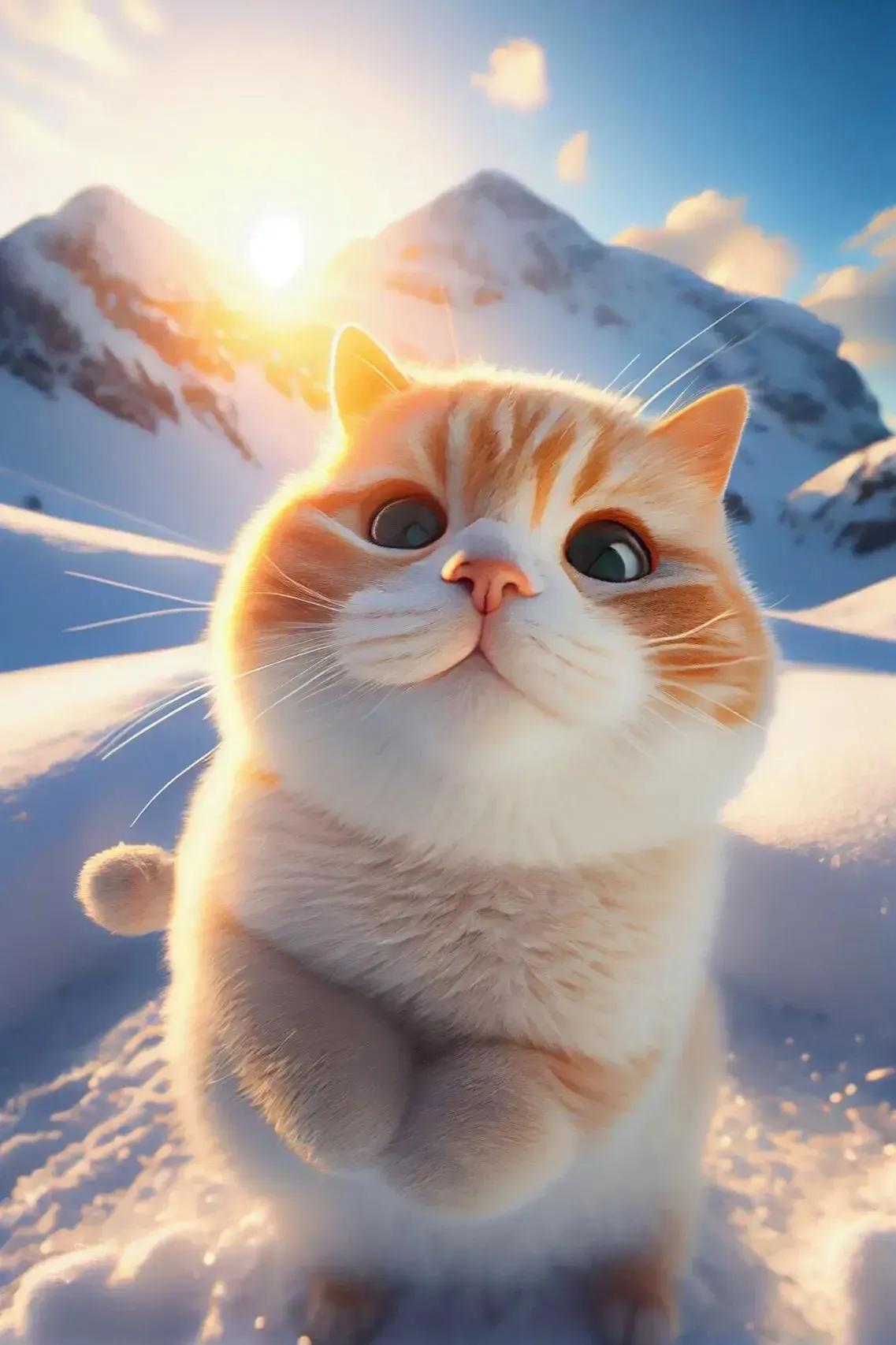 Huge cute kitty head portrait strikes - iNEWS