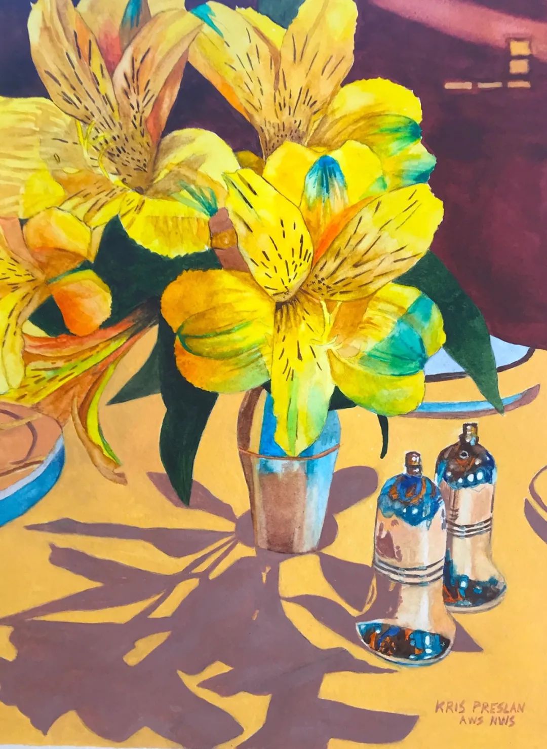 Selected Works by American Watercolor Artist Kris Preslan - iMedia
