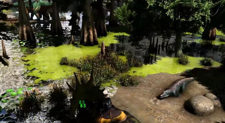 The swamp assassin of "Ark Survival Evolved", it will be very dangerous ...