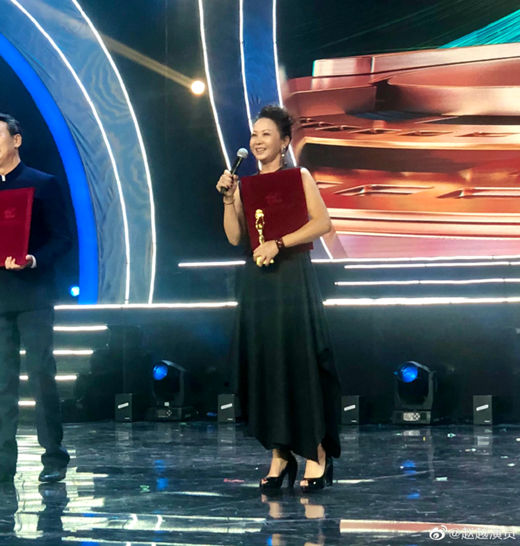 The movie couple Zhao Yue and Tong Fan both won the movie award, Zhao ...
