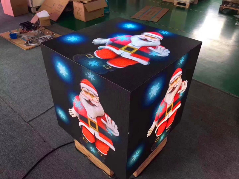 The characteristics of the LED Rubik's cube screen of the creative LED ...