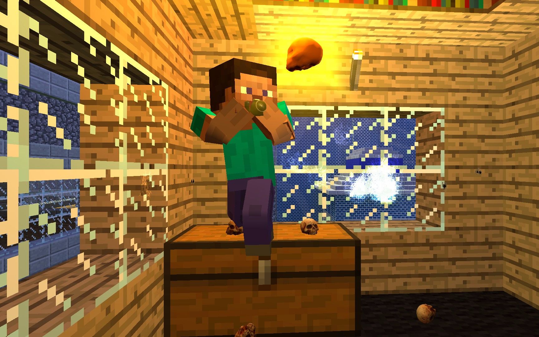 Minecraft: Steve is a hidden boss? There are 16.89 million tons in one ...