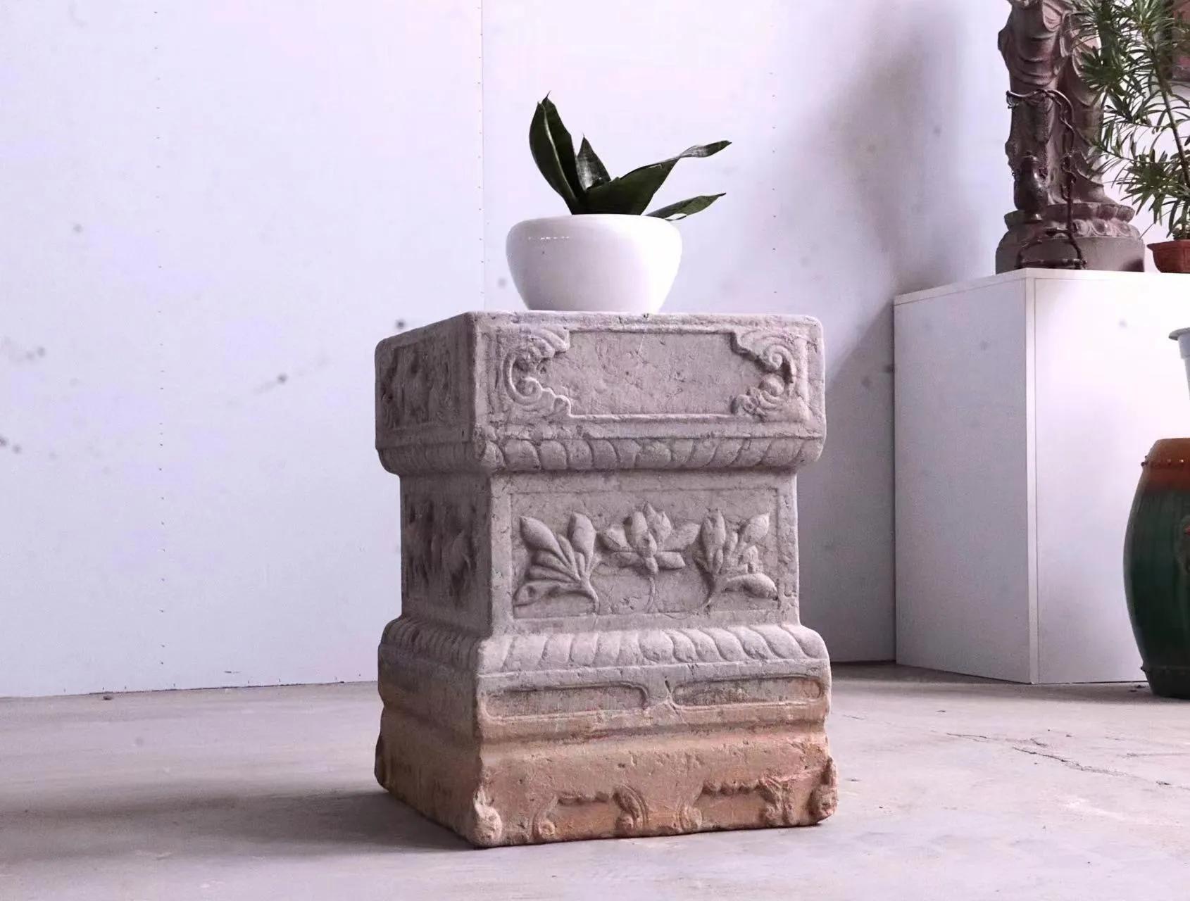 Ming Dynasty. Pillar foundation stone pier - iMedia