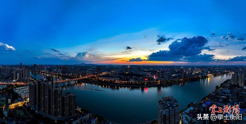 Aerial photography of beautiful Hengyang in China - iNEWS