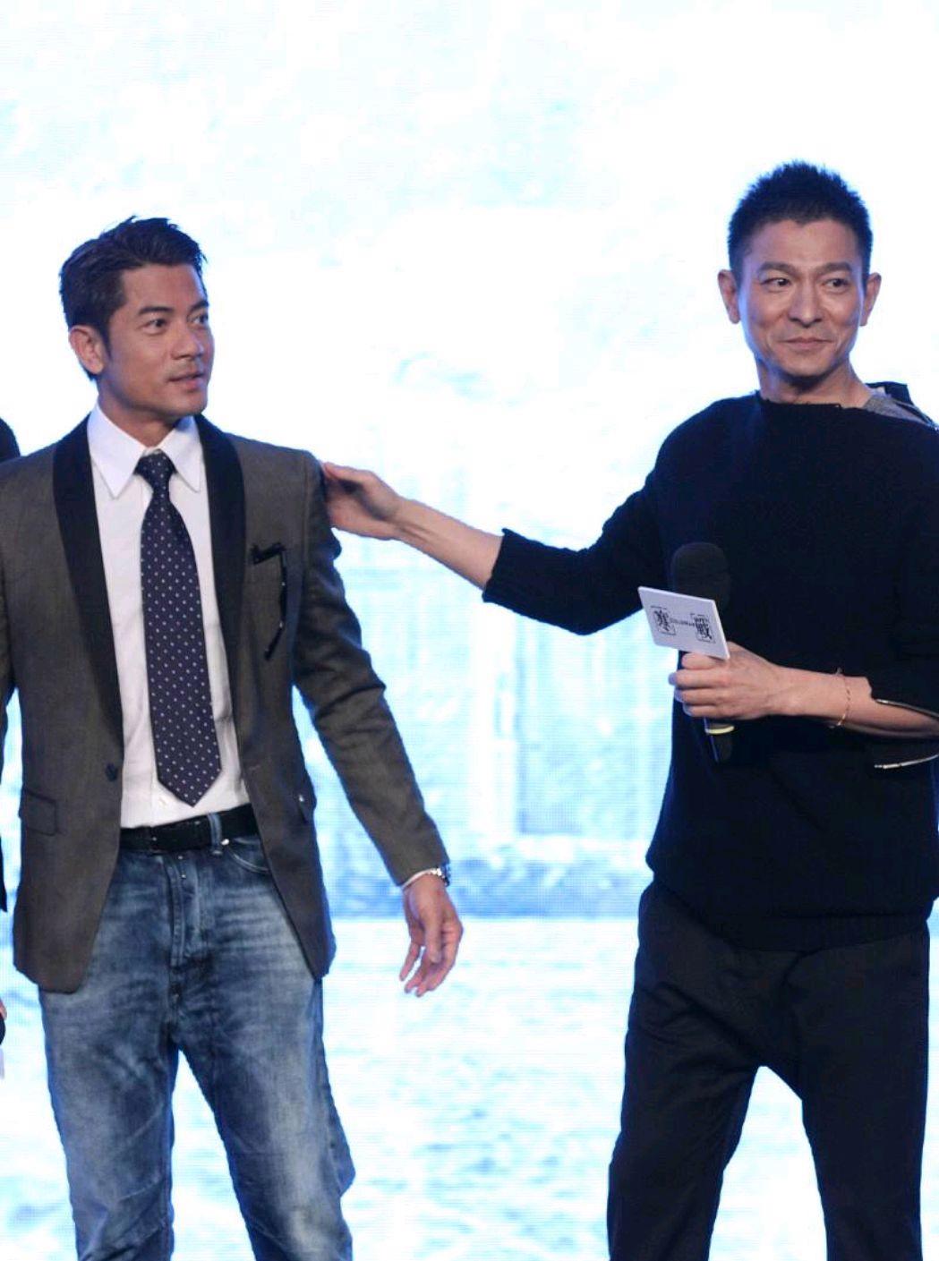 Mr. Aaron Kwok and Andy Lau look after each other - iNEWS