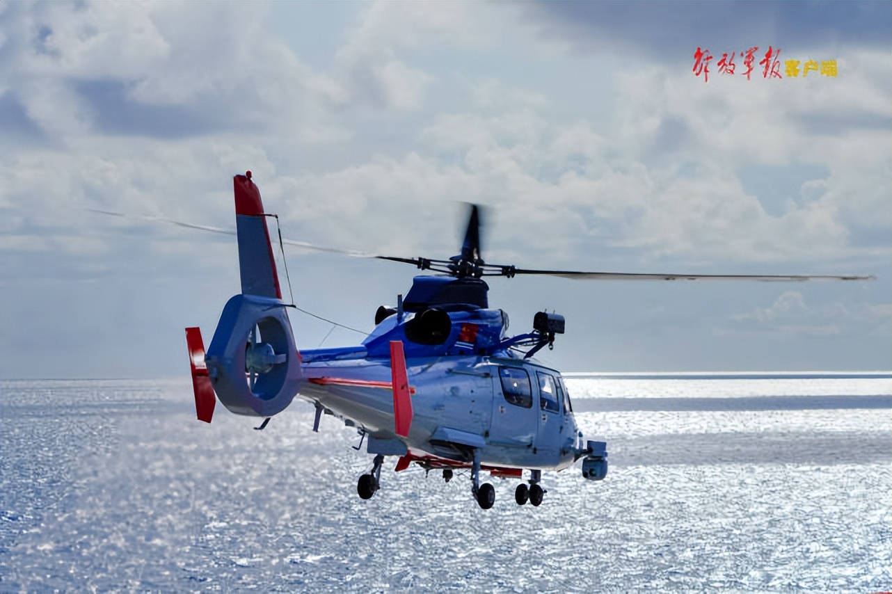 The South China Sea sharpens the sword, the navy ship-based helicopter ...