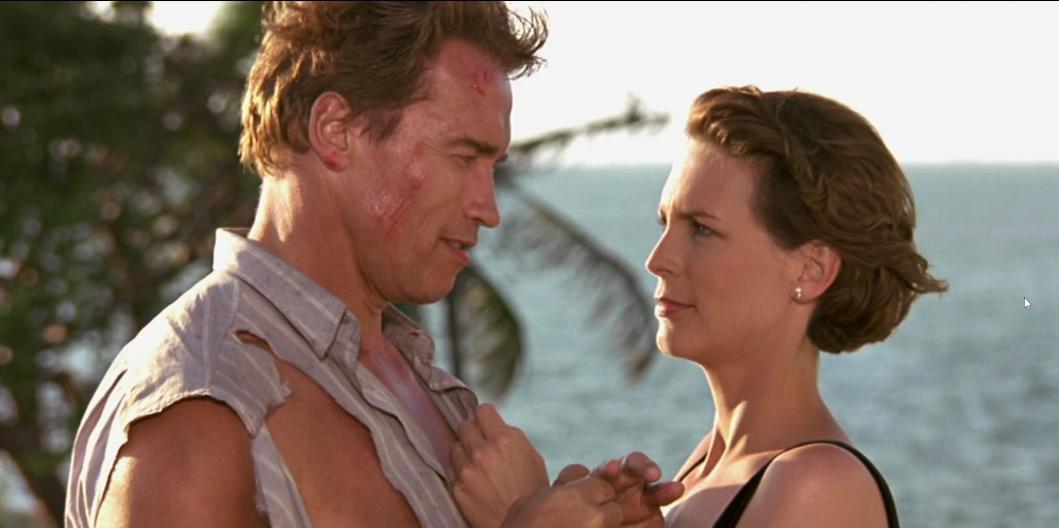 Classic spy movie, "True Lies", the struggle between truth and power ...