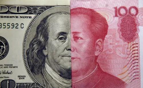 The exchange rate of the RMB against the U.S. dollar has been falling ...
