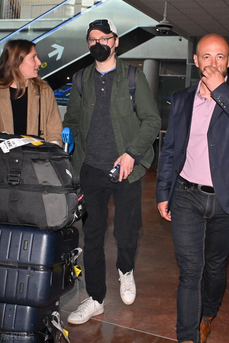 Actor Paul Dano arrives at the airport in Nice, France on May 15, 2023 to attend the Cannes Film ...