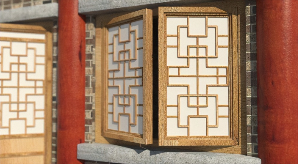 I'm just curious: the ancient windows were made of paper, and they ...