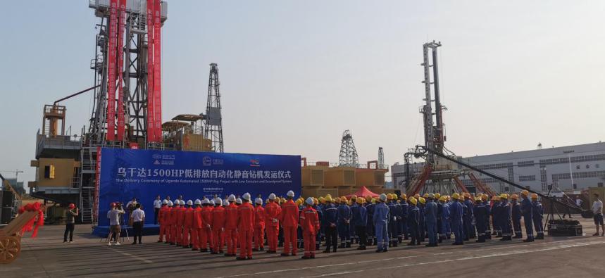 The first set of "Made in China" ultra-quiet smart drilling rigs sent ...