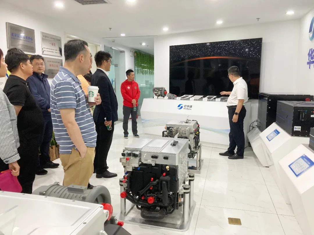 The delegation of Qing E Alliance visited SinoHytec, a listed alumni ...