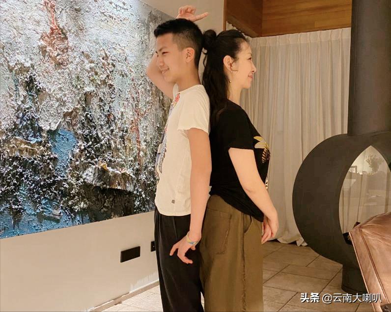 Hu Jun's wife, Lu Fang, comes from a land rich in beauties in Yunnan ...