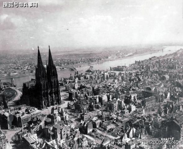 British and American strategic bombing of Germany, the largest and ...