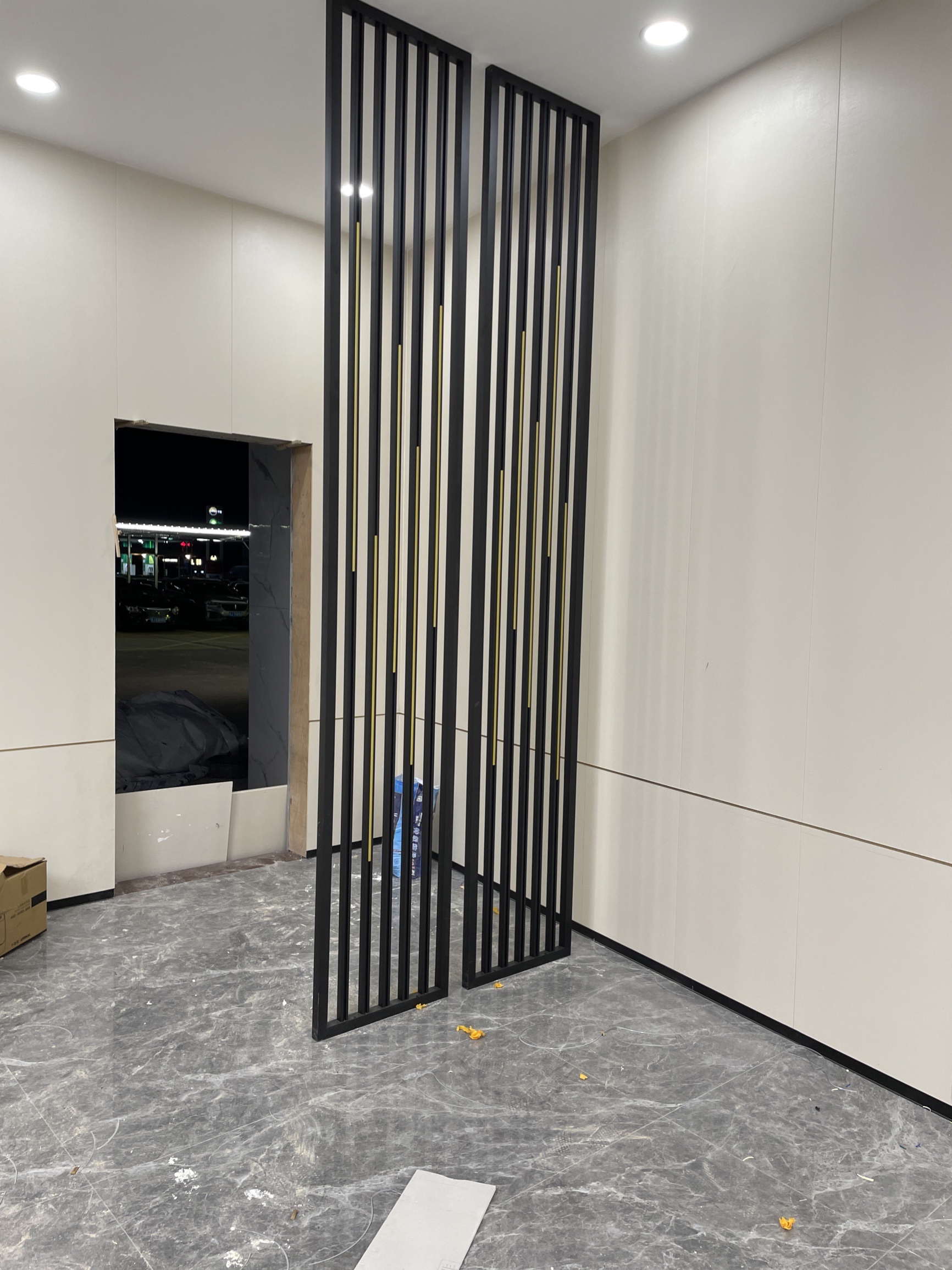 Simple wind partition screen, showing extraordinary taste - iNEWS