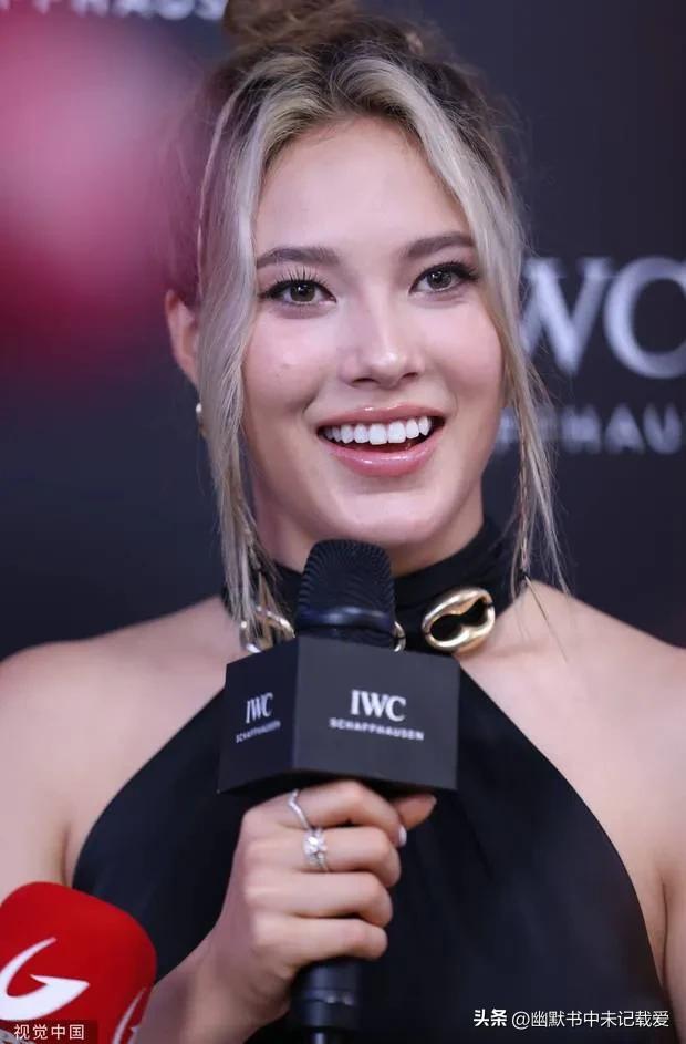 Eileen Gu wears a halter top and shows up at the event with a sweet ...