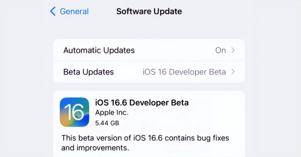 iOS 16.6 Beta1 has been pushed, fruit fans: start brushing the version number - iNEWS