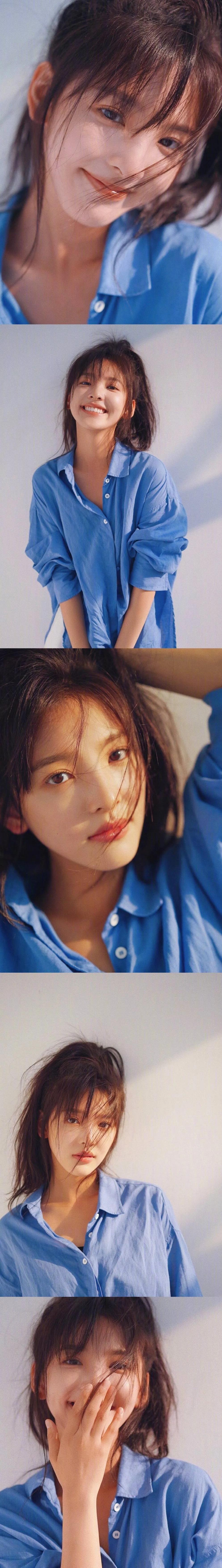 Zhang Ruonan's first love face flower - iNEWS