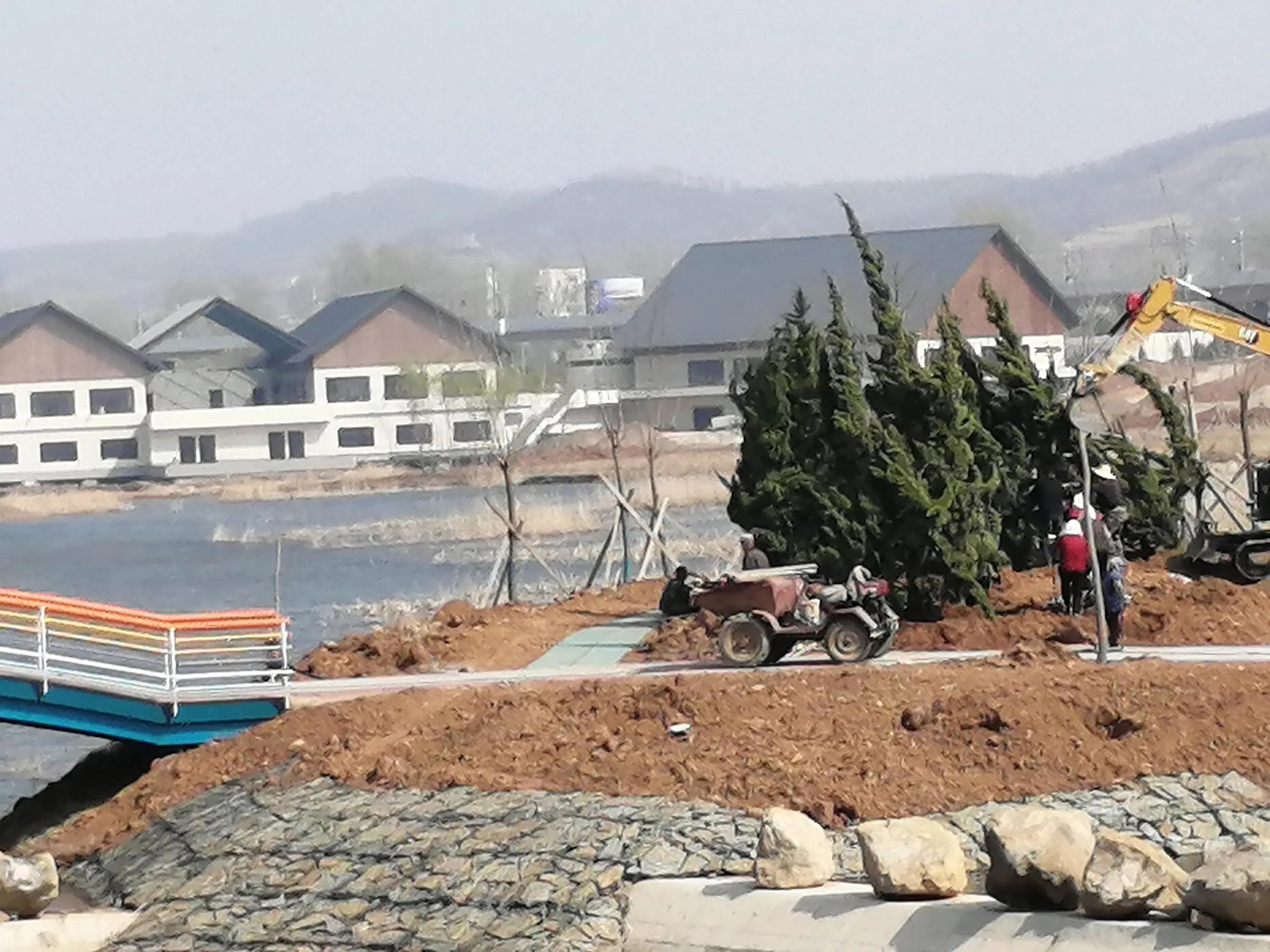 Dalian Pulandian Lotus Bay Park under construction - iNEWS