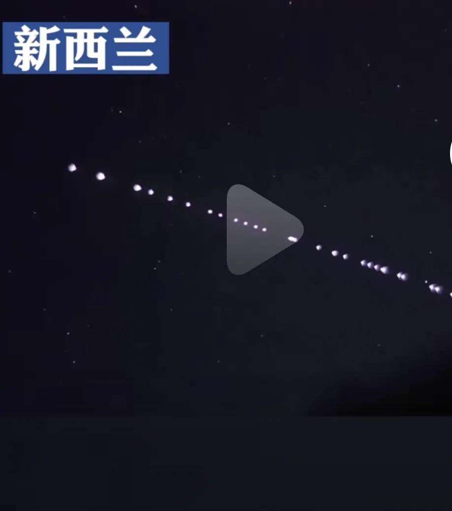 Musk's Starlink satellites were photographed flying by around the world ...